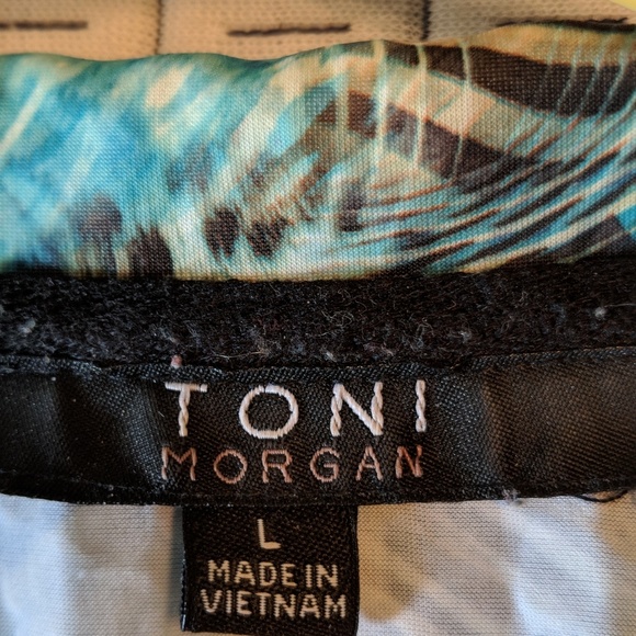Toni Morgan | Jackets & Coats | Animal Print Multi Colored Shimmering ...